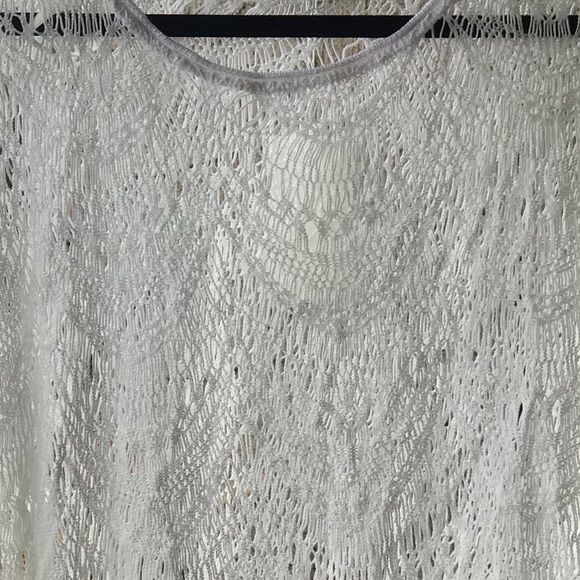 michaela designs | Tops | Hand Knit Lace Top | Poshmark